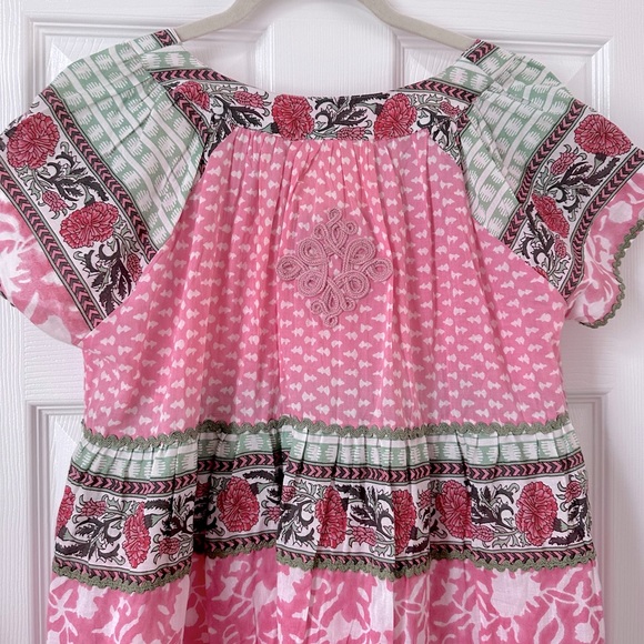 gallabia | Dresses | Nwt Gallabia Mini Pina Collada Pink And Green ...